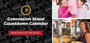 Concession Stand Countdown Calendar | Poppa Corn Corp