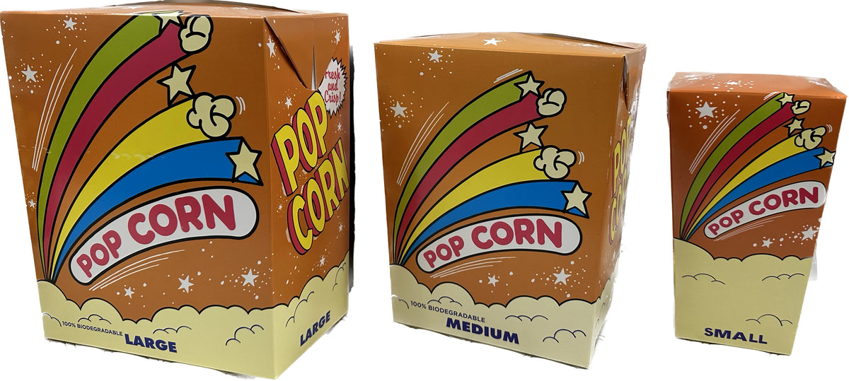 100% Biodegradable Popcorn Box | Poppa Corn Corp