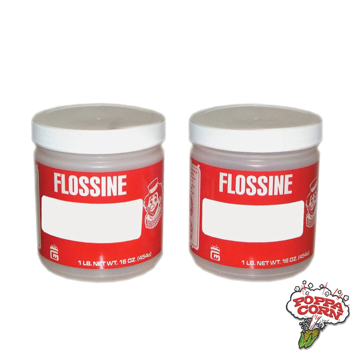 Banana Flossine® - 1LB Jar - FLS009 | Poppa Corn Corp