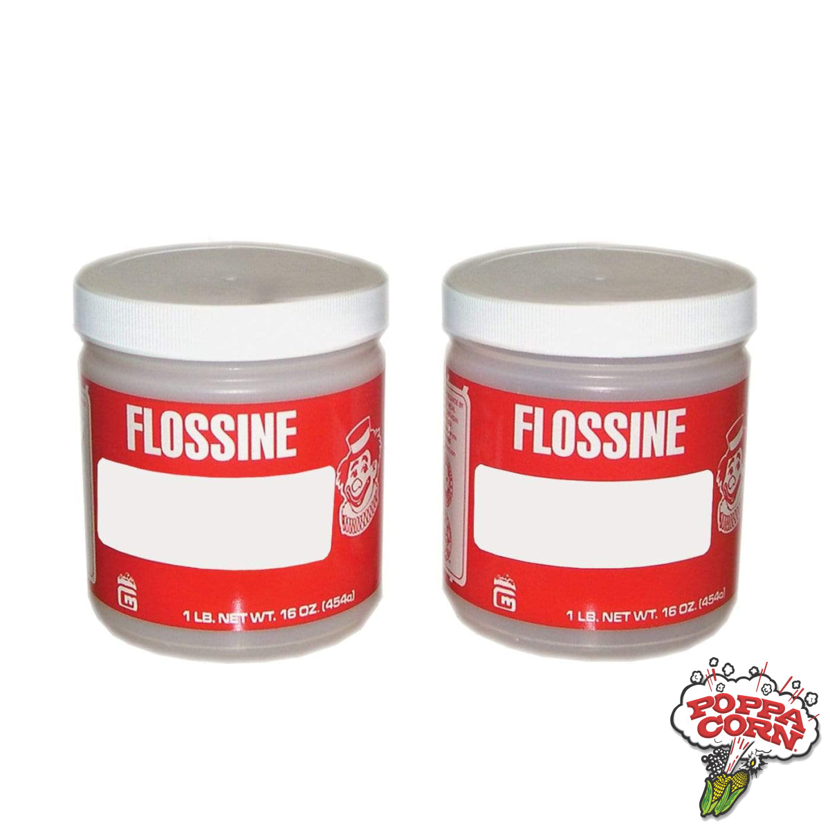 FLS009 - Flossine® - Banane - Pot 1LB | Poppa Corn Corp