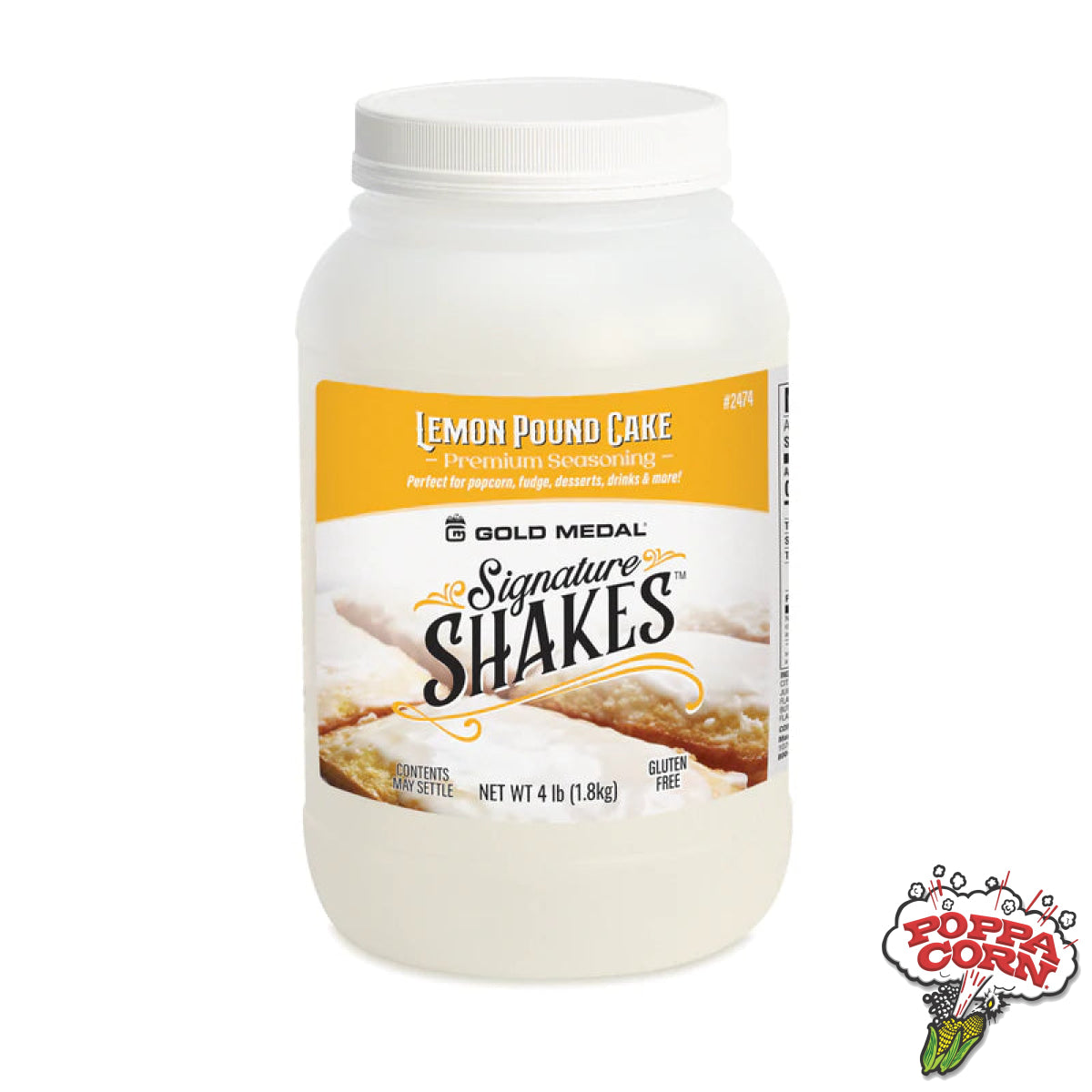 GM2474 Lemon Pound Cake Shake | Poppa Corn Corp