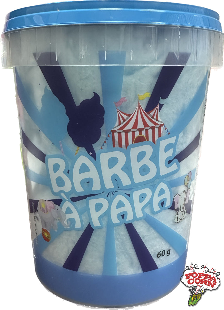 Poppa Corn's Blue Cotton Candy Tubs - Pre-Packaged Candy Floss Tubs ...